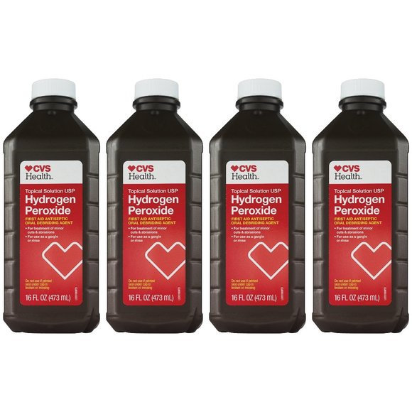 CVS Health | Bath | Expired 222 Qty 4 Pint Bottles 3 Hydrogen Peroxide ...